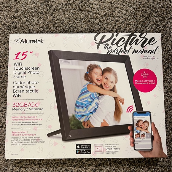 Cameras, Photo & Video | Aluratek 15 Inch Wifi Touchscreen Digital ...